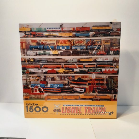 Springbok | Games | New On The Right Track Lionel Trains Springbok 50 ...